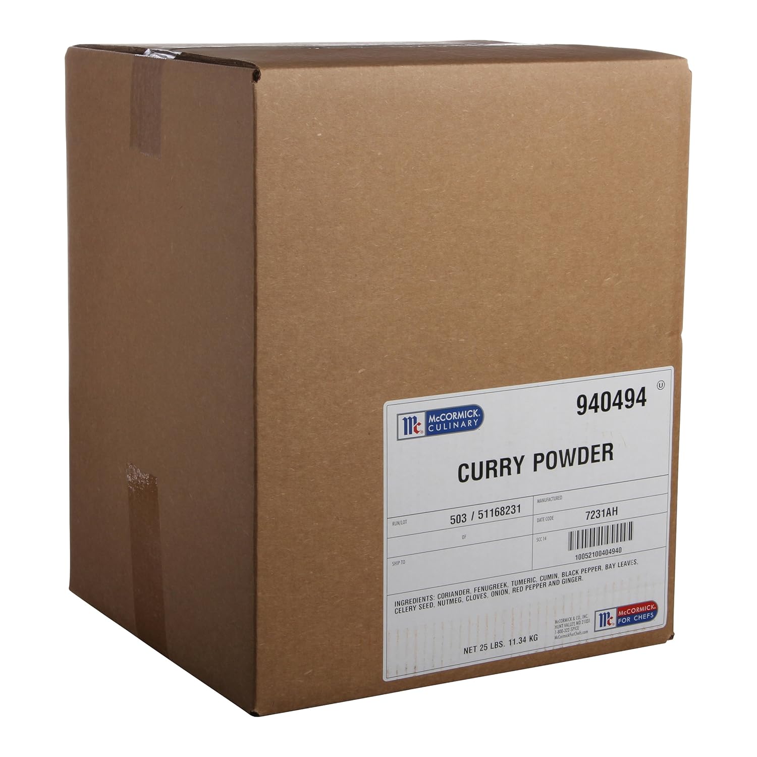 McCormick Culinary Curry Powder, 25 lbs