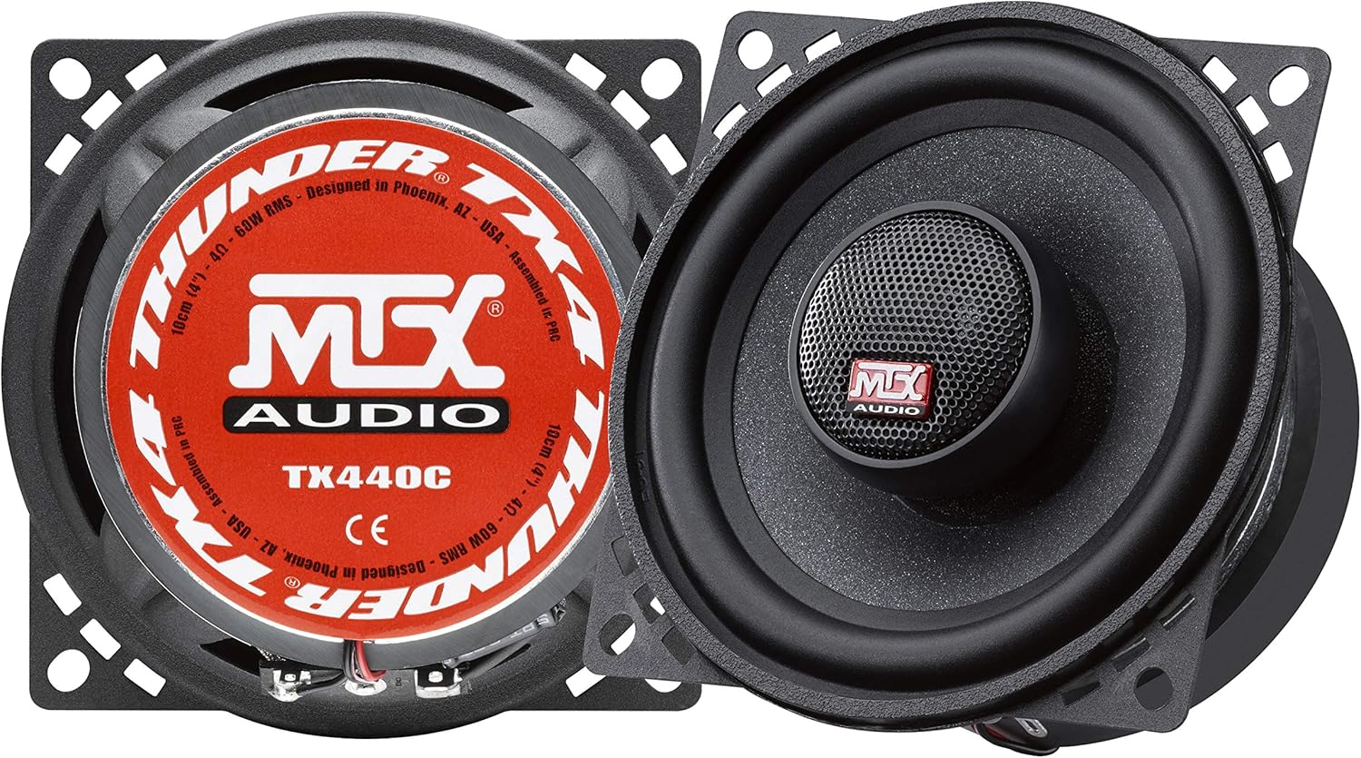 Altoparlanti 60 W 10 cm Altoparlanti coassiali a 2 vie MTX TX440C ...