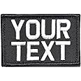 Amazon.com : Customizable Text Patch - 2x3 Patch - Black : Arts, Crafts ...