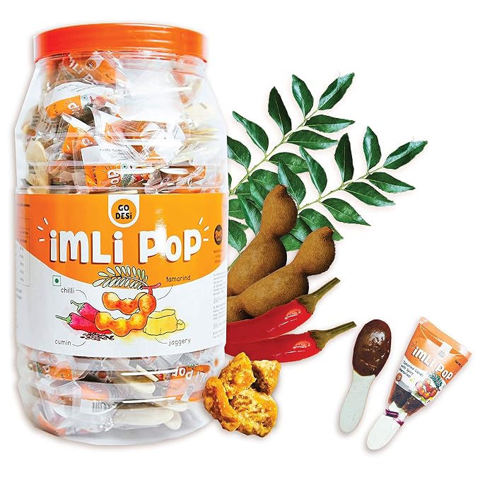 Amazon.com : GO DESi 'Imli Pop': Tamarind, Jaggery Candy with Indian ...