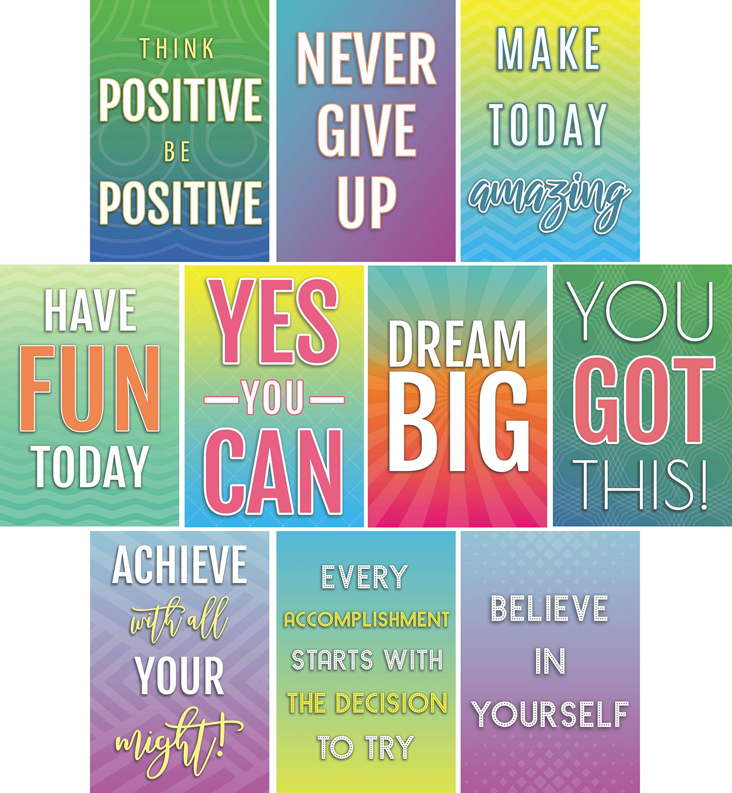 Buy Motivational & Growth Mindset s for Classroom & Office Decorations ...