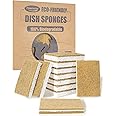 Amazon.com: Biodegradable Natural Kitchen Sponge 12Pack, Compostable ...