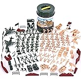 Amazon.com: Click N’ Play Military Playset and Army Action Figures with ...