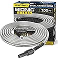 Amazon.com : Bionic Steel Metal Garden Hose 100 Ft with Nozzle, 304 ...