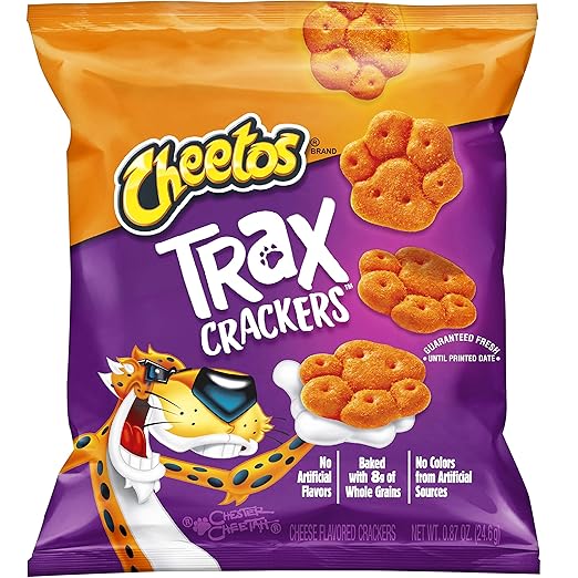 Amazon.com: Cheetos Trax Crackers, Cheddar, 40 Count