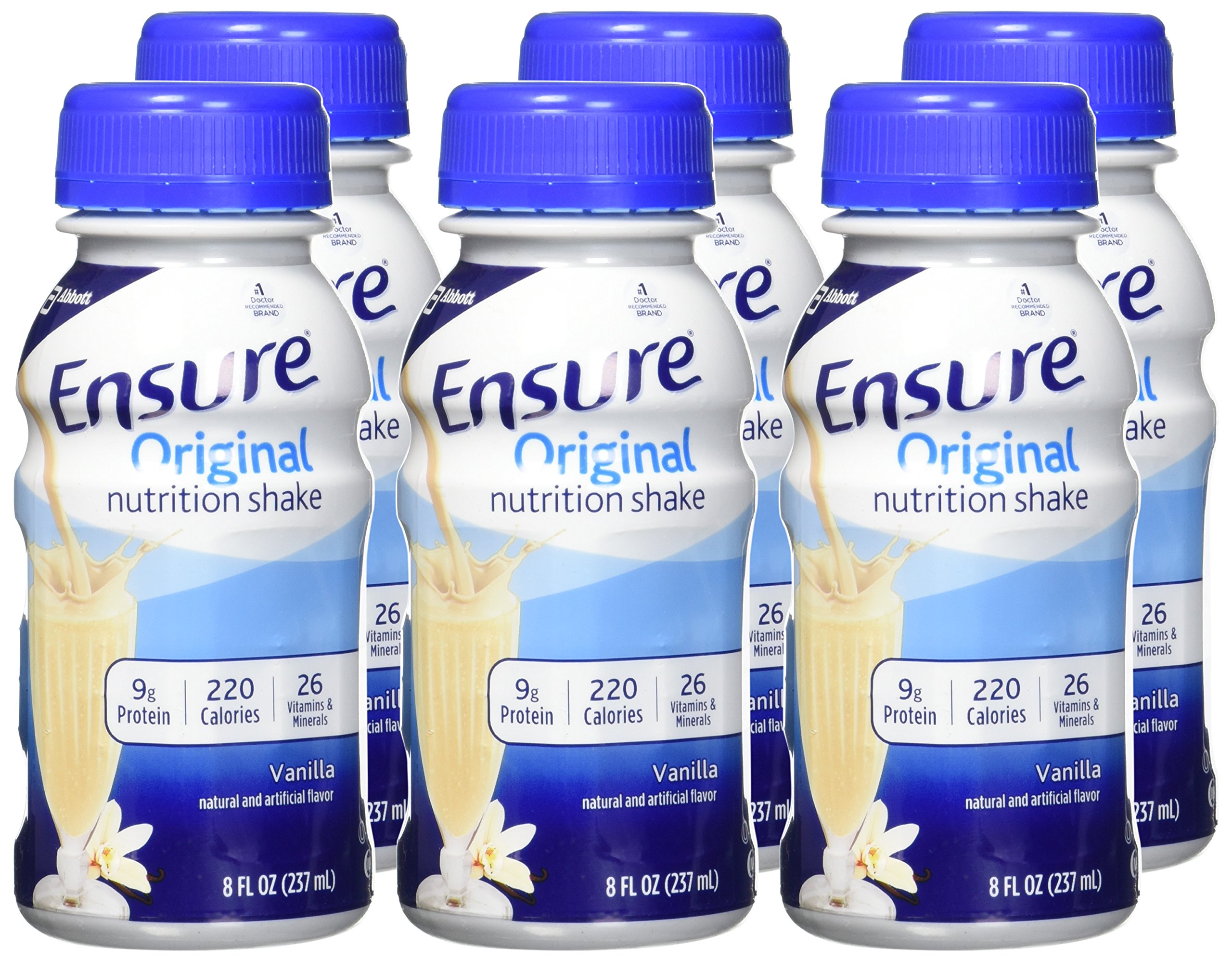Galleon - Ensure Regular Vanilla Liquid, 8 Ounce Bottle, 6 Count