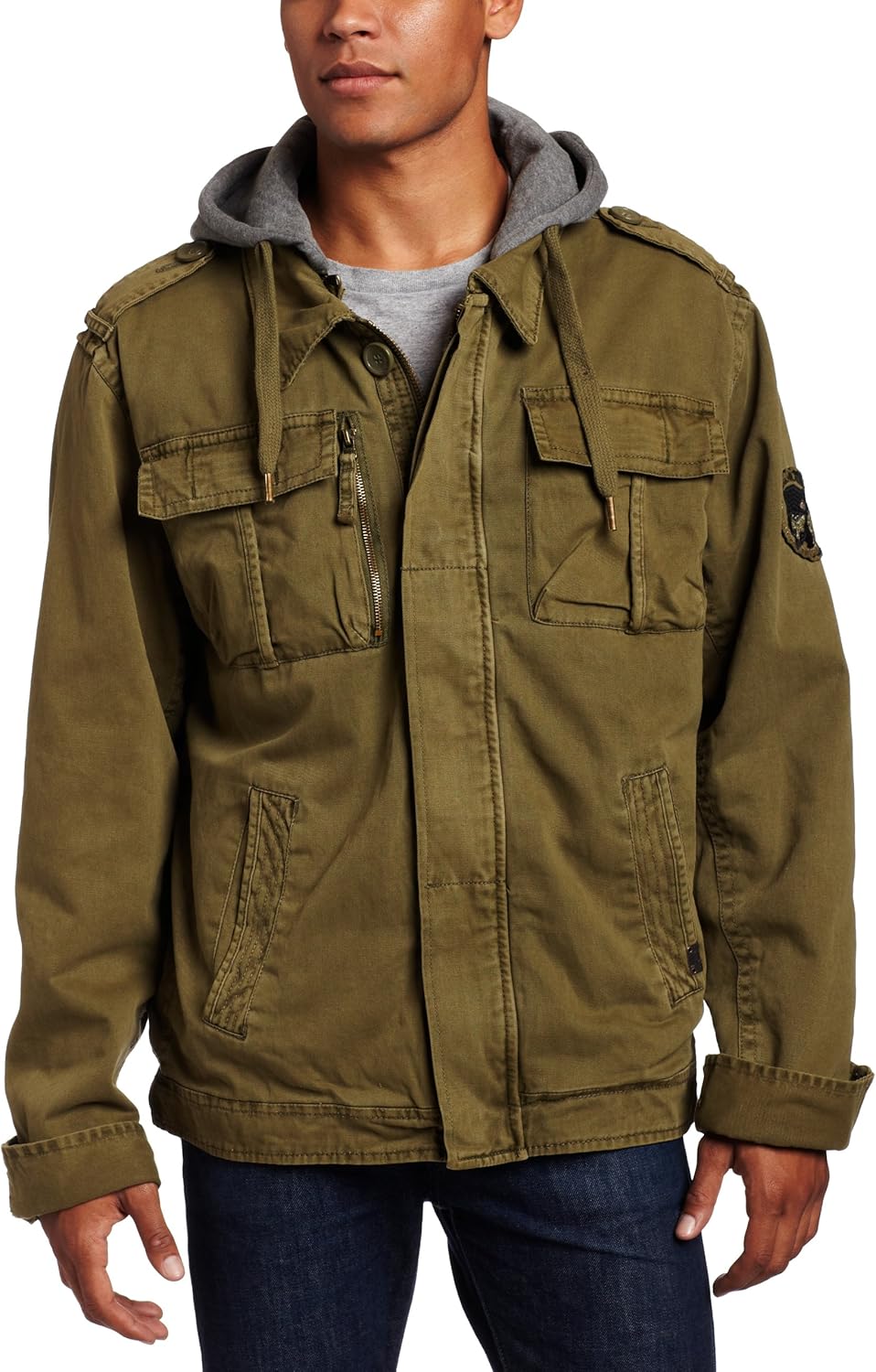 Buffalo David Bitton Men's Jegory Military Jacket at Amazon Men’s ...