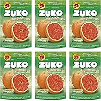 Amazon.com: Zuko Grapefruit Instant Powder Drink | Family Pack | No ...