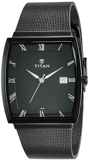 Buy Titan Classique Analog Black Dial Men's Watch NL90076NM01W ...