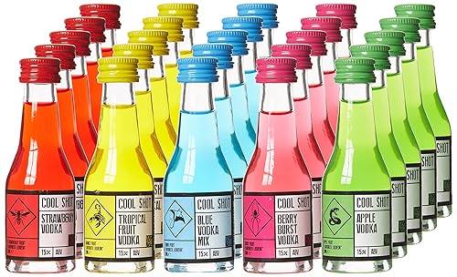 Cool Shot Mixed Vodka Shots - 25 x 20ml: Amazon.co.uk: Grocery