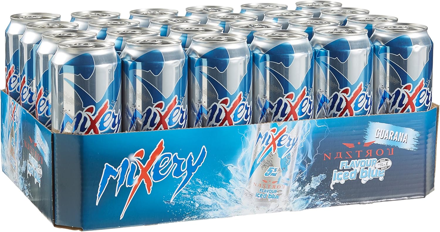 Mixery Biermischgetränk Flavour Iced Blue, EINWEG (24 x 0.5 l): Amazon ...