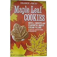Amazon.com : 2 Pack Trader Joe's Maple Leaf Cookies : Butter Cookies ...