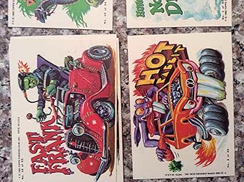 1980 Topps Weird Wheels Set (55) Sticker Cards non-sport vw Camaro ...