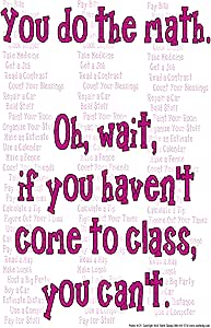 Amazon.com: Poster #175 Math Classroom Motivational, Inspirational ...