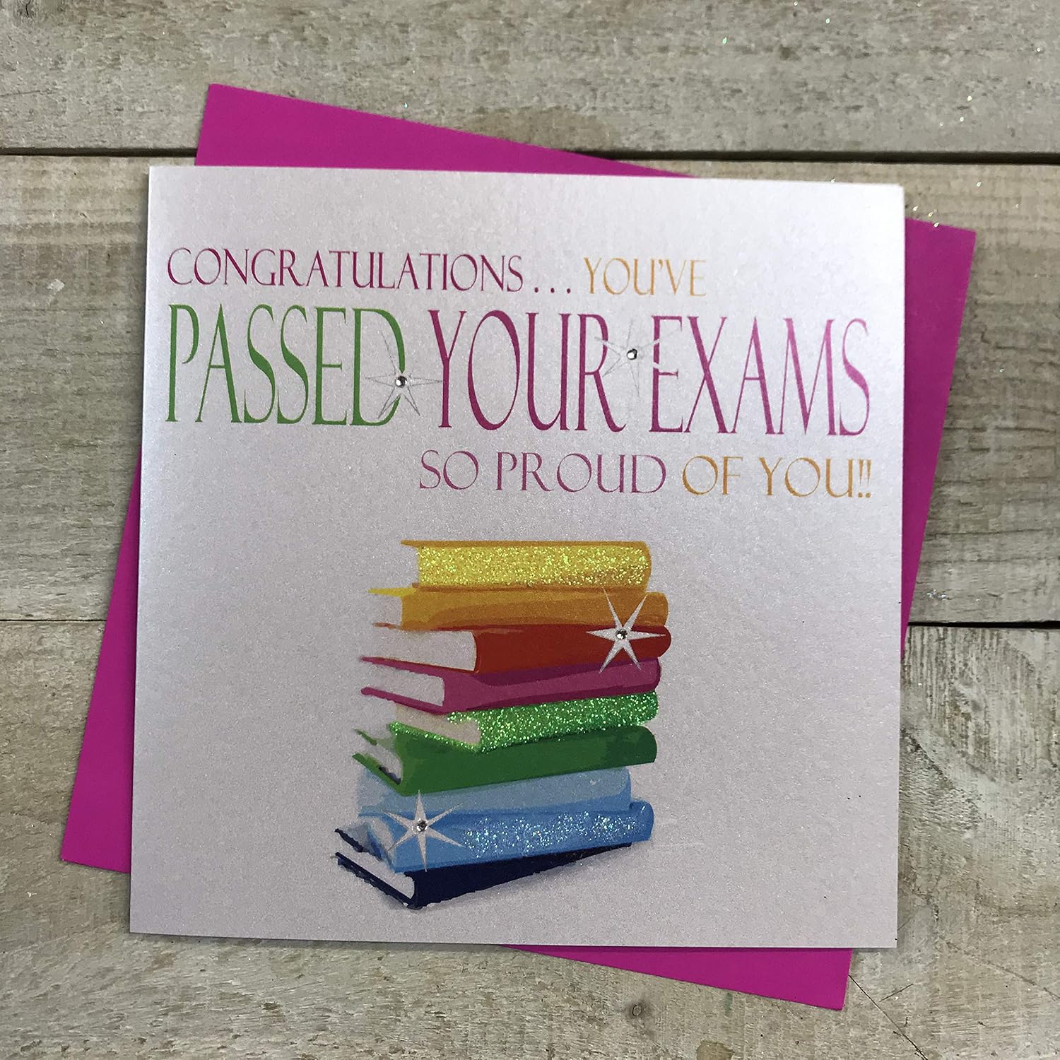 WHITE COTTON CARDS Congratulations…You’ve Passed Your Exams So Proud Of ...