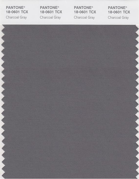 PANTONE SMART 18-0601X Color Swatch Card, Charcoal Gray, House Paint ...