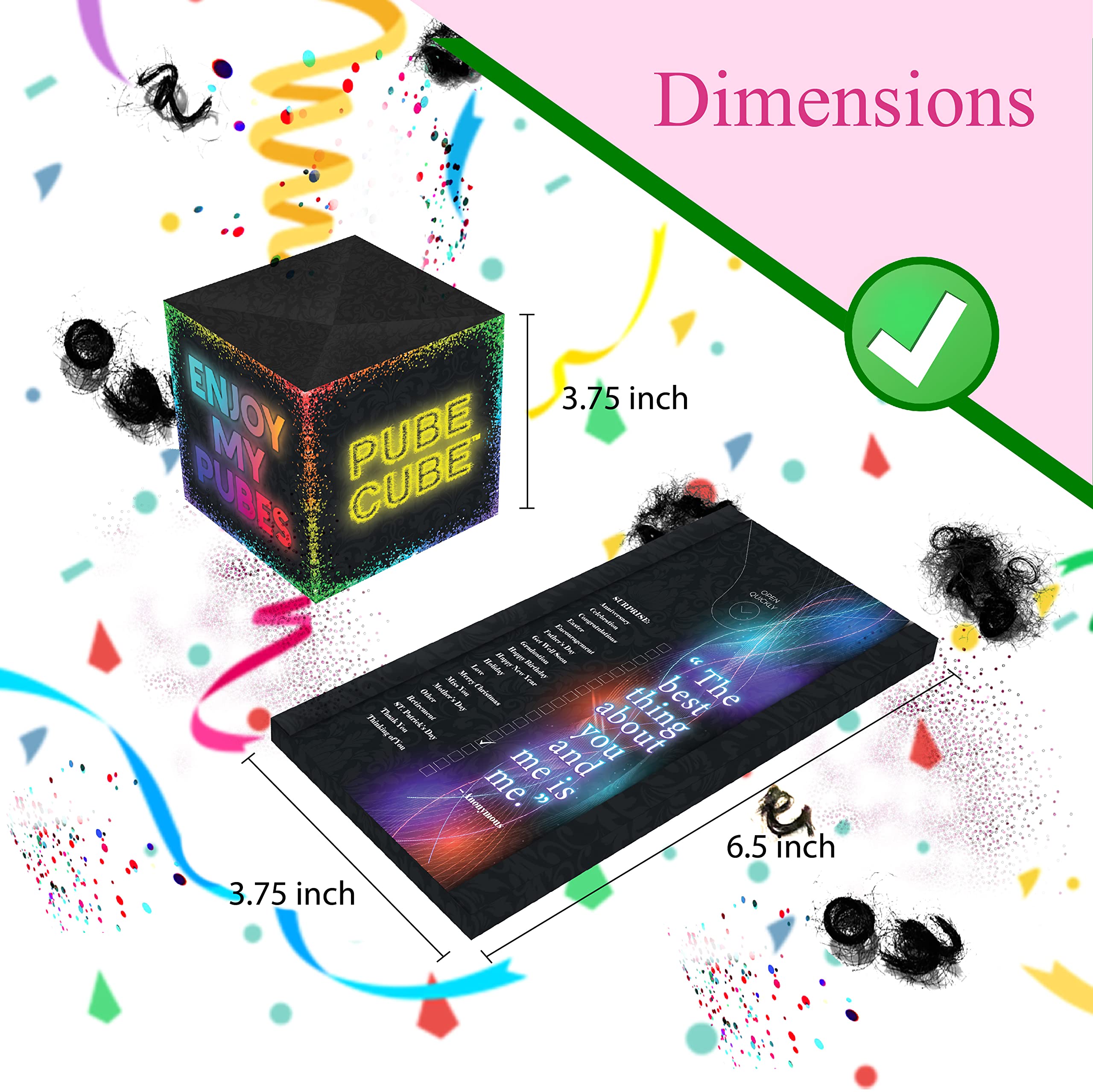 Mua Surprise Box Exploding Greeting Card Confetti Prank Her Him Friends ...