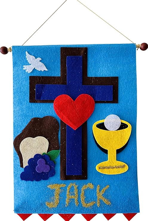 Amazon.com: Westmon Works First Communion Banner Kit for Boys or Girls ...