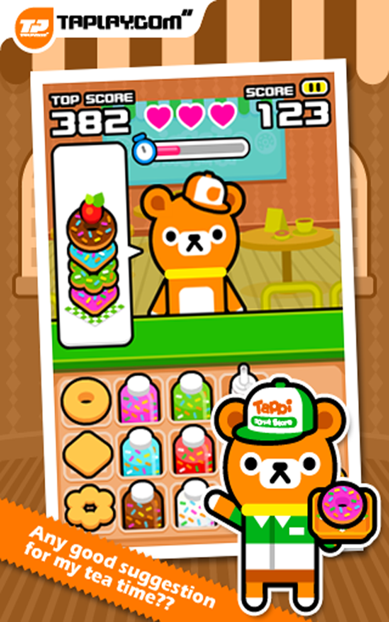 Donut Fever - Tappi Bear:Amazon.fr:Appstore for Android