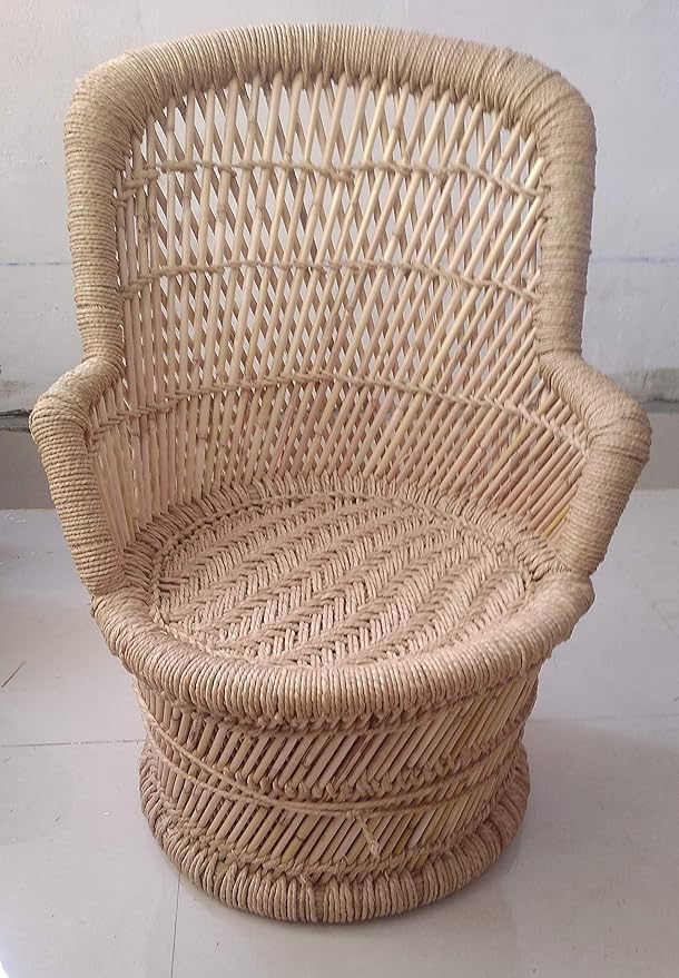 Handmakers ! Natural Bamboo Mudda Chair for Kids: Amazon.in: Home & Kitchen
