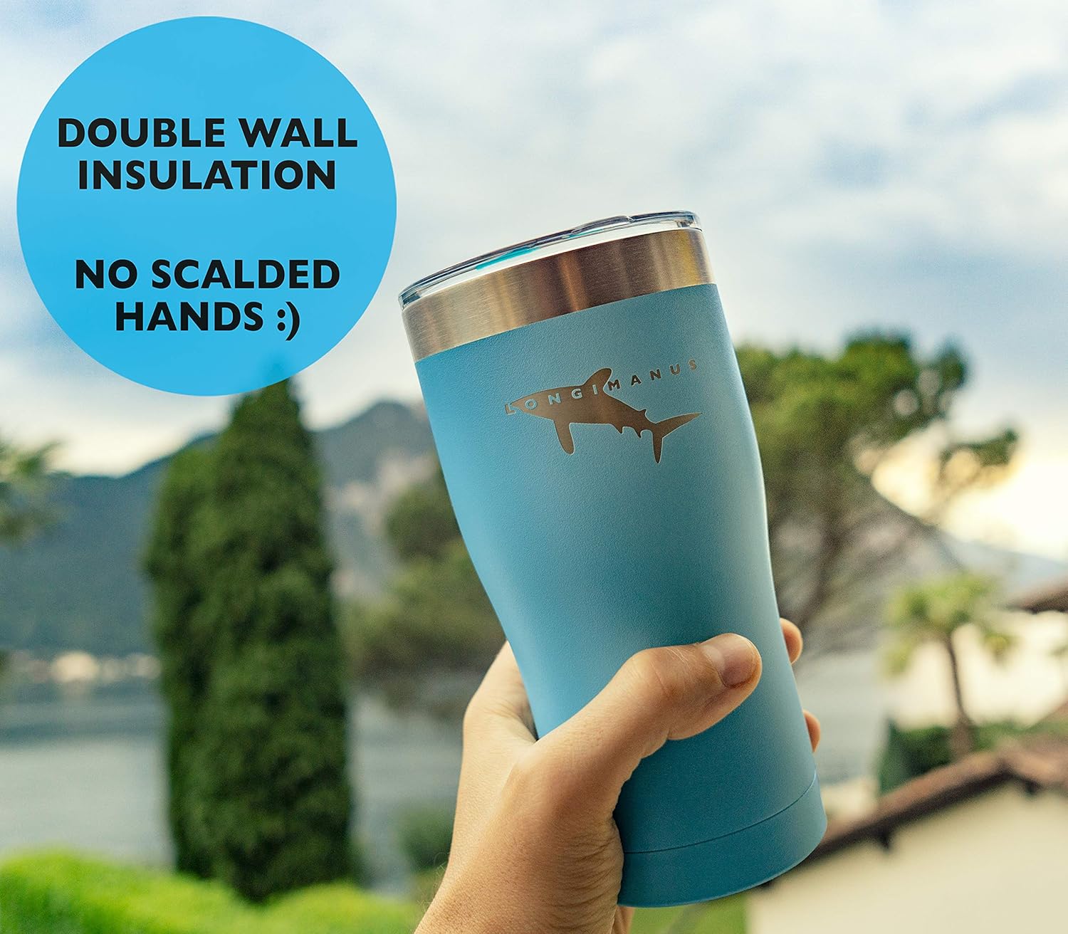 LONGIMANUS 2.0 Coffee Tea Water Travel Mug 16oz – FINANCES Ocean ...