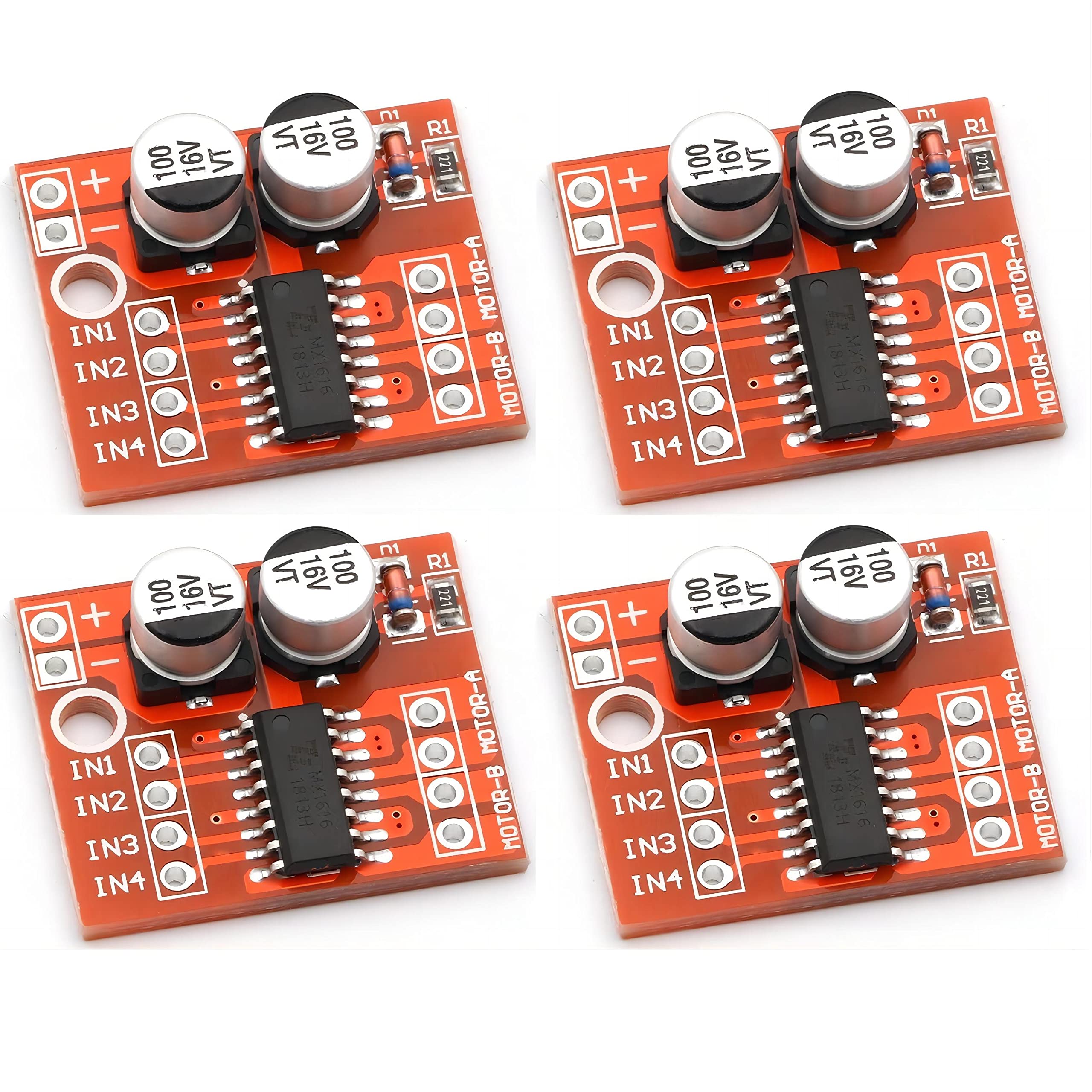 Mua WWZMDiB 4Pcs Mini L298N 2 Channel H Bridge DC Motor Driver Board ...