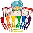 Amazon.com: Rainbow Counting Bears for Toddlers With Matching Sorting ...
