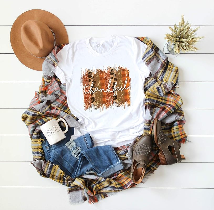 Amazon.com: Fall Thankful Sublimation Transfer Ready to Press, Autumn ...