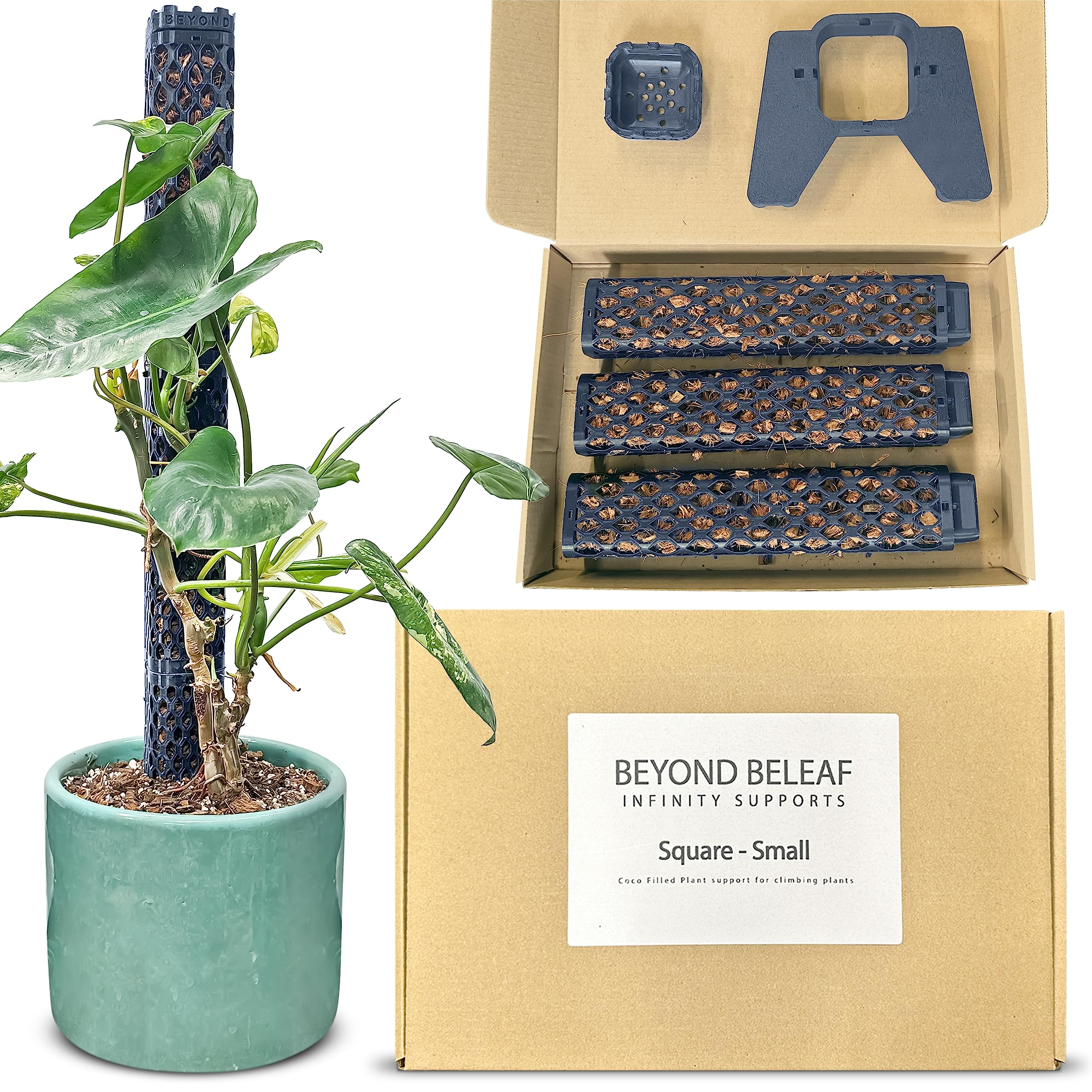 Square Self-Watering Plant Support Pole for Plants to Climb up ...