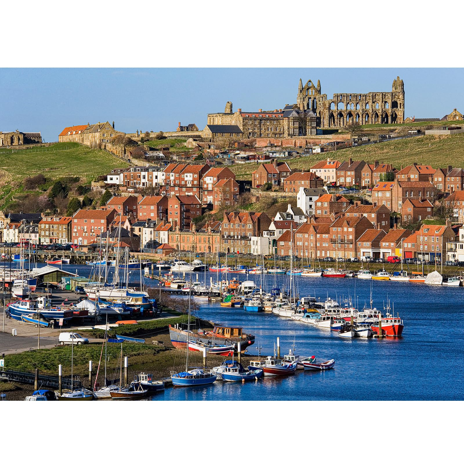 HUADADA Jigsaw Puzzles for Adults 1000 Pieces, Whitby Interlock ...
