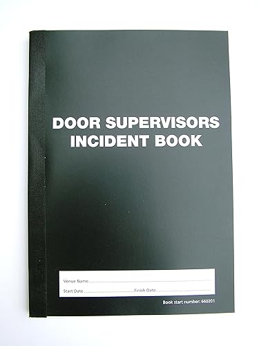 DOOR SUPERVISORS DUTY RECORD BOOK: Amazon.co.uk: Office Products