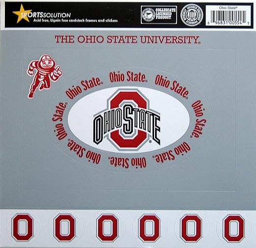 Amazon.com: Sports Solution Ohio State Buckeyes Cardstock Frame