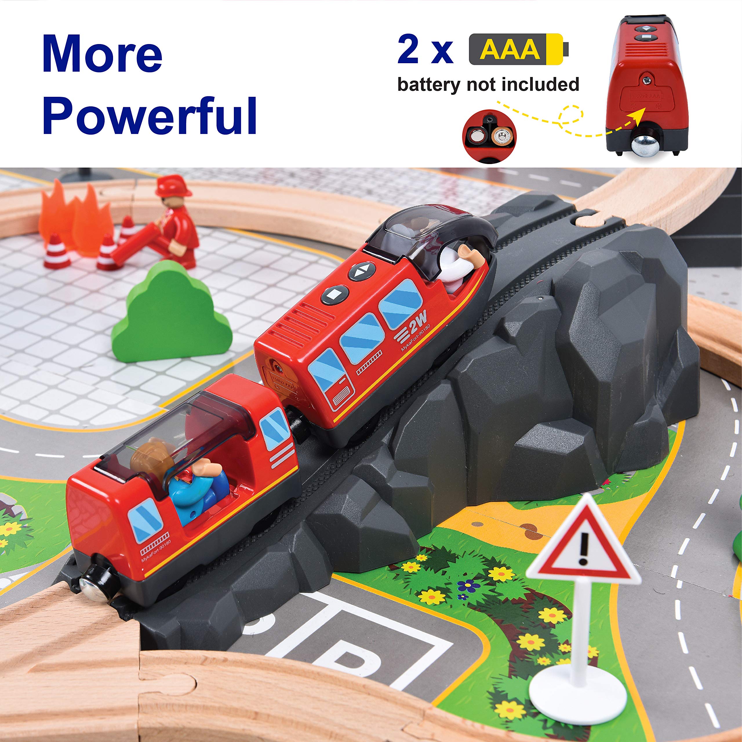 Mua Giant bean Battery Operated Action Locomotive Magnetic Train Set ...