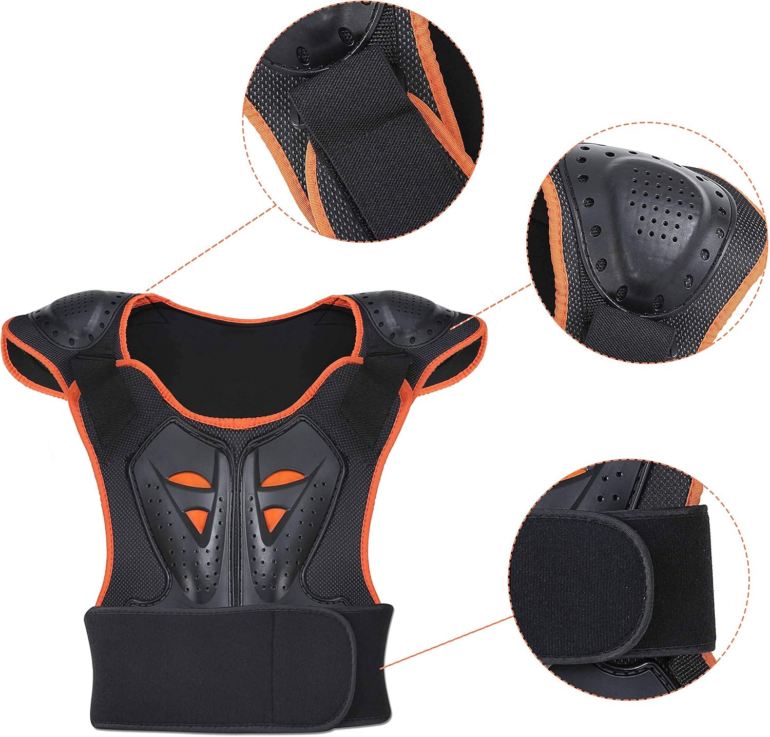 Children Kids Body Armor,Cycling Riding Skateboarding Chest Back Spine ...