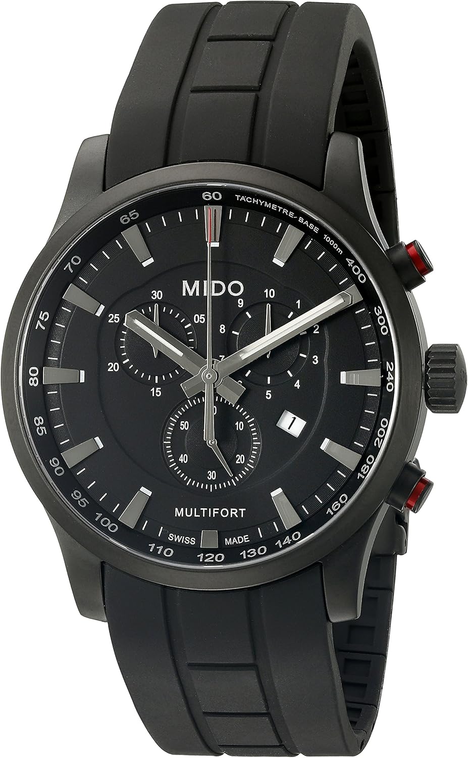 Mido M005.417.37.051.20 Swiss Multifort Chrono Quartz watch ...