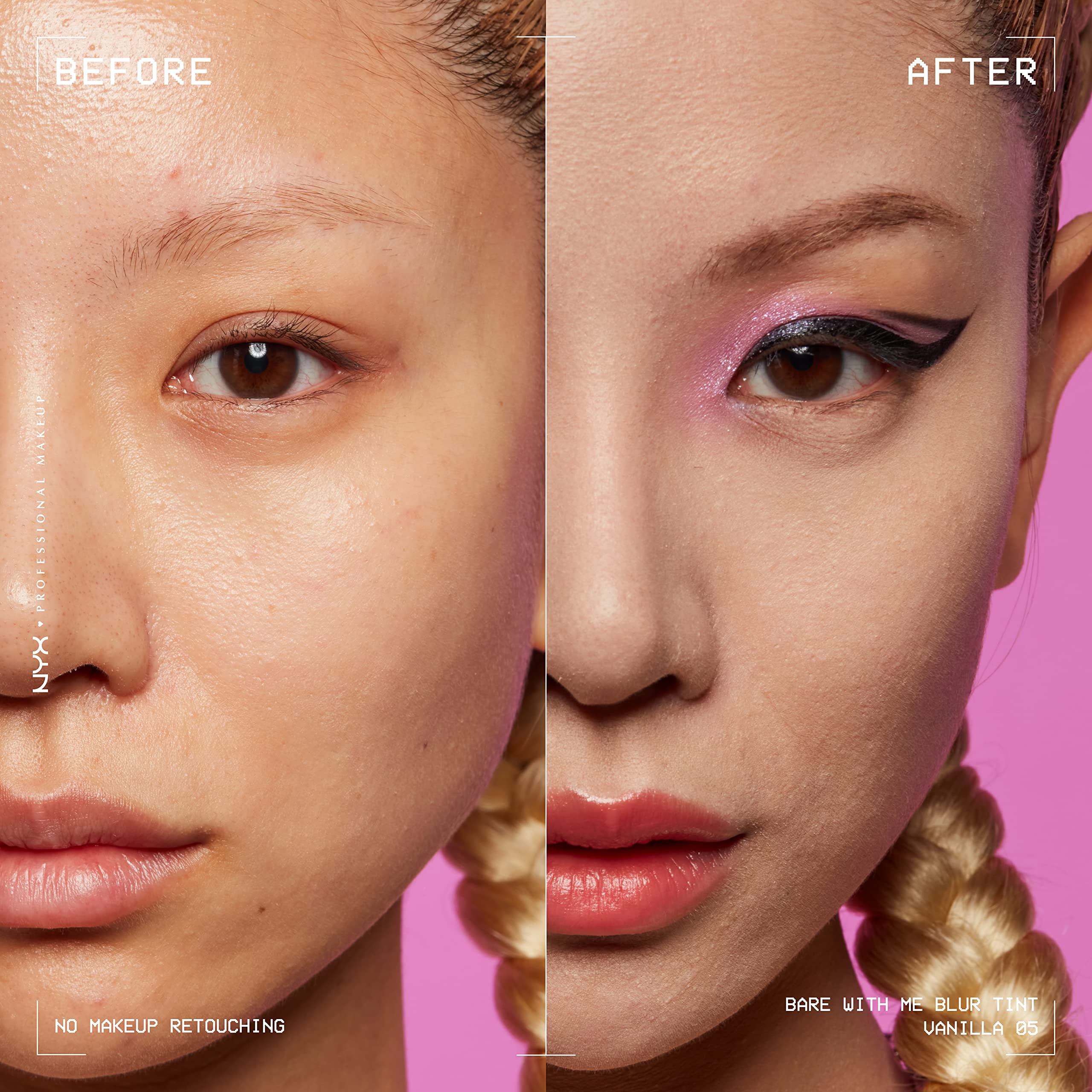 Mua NYX PROFESSIONAL MAKEUP Bare With Me Blur Skin Tint Foundation Make ...