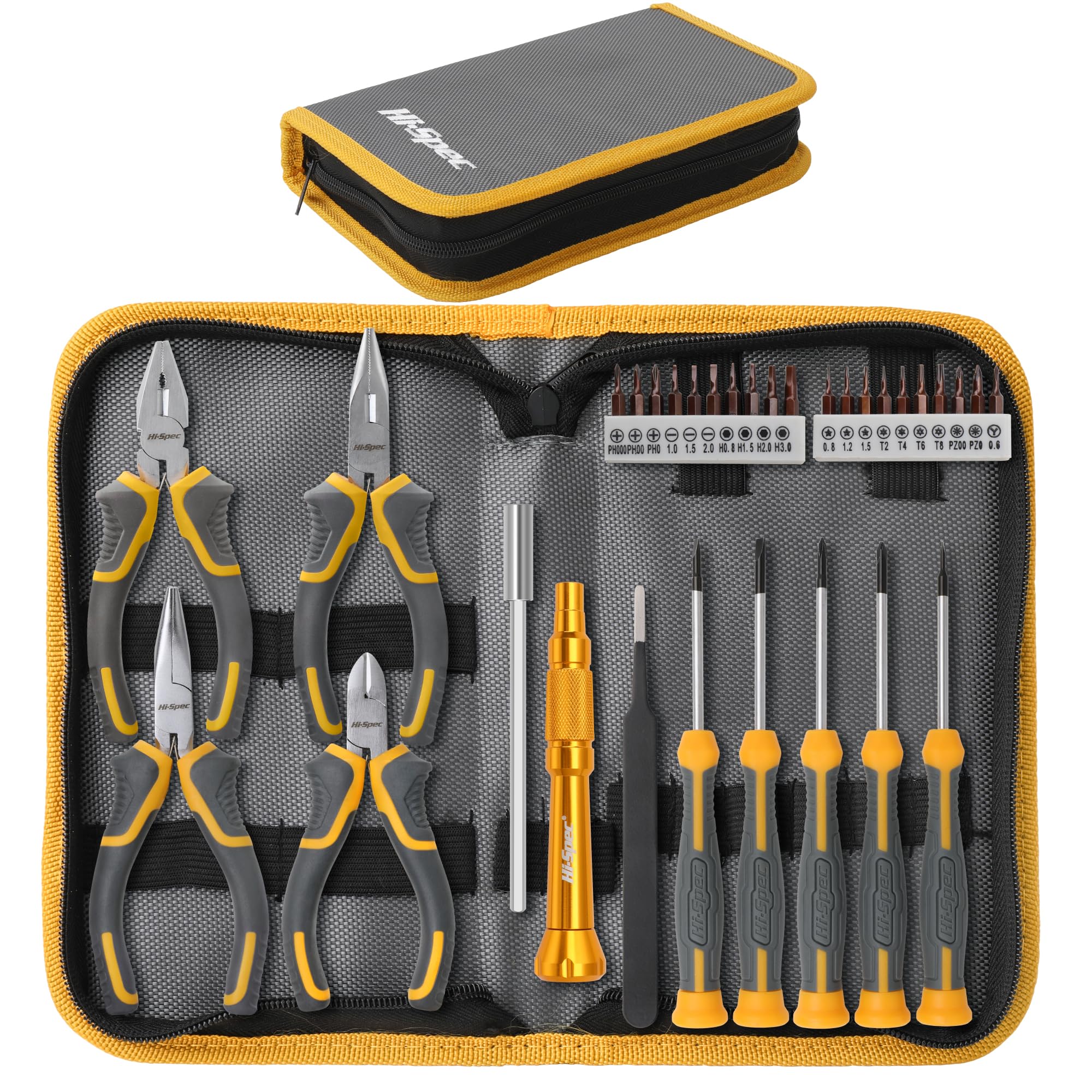 Hi-Spec 32pc Electronics Repair & Opening Tool Kit Set for Laptops ...