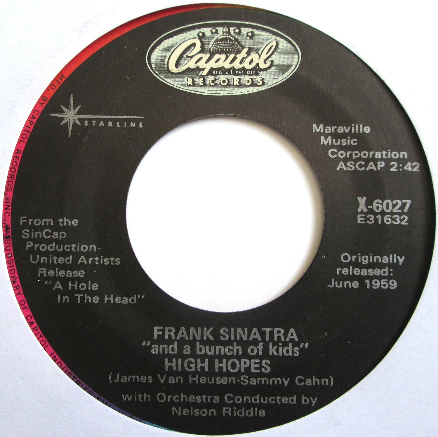 FRANK SINATRA - HIGH HOPES - [7"]: Amazon.co.uk: CDs & Vinyl