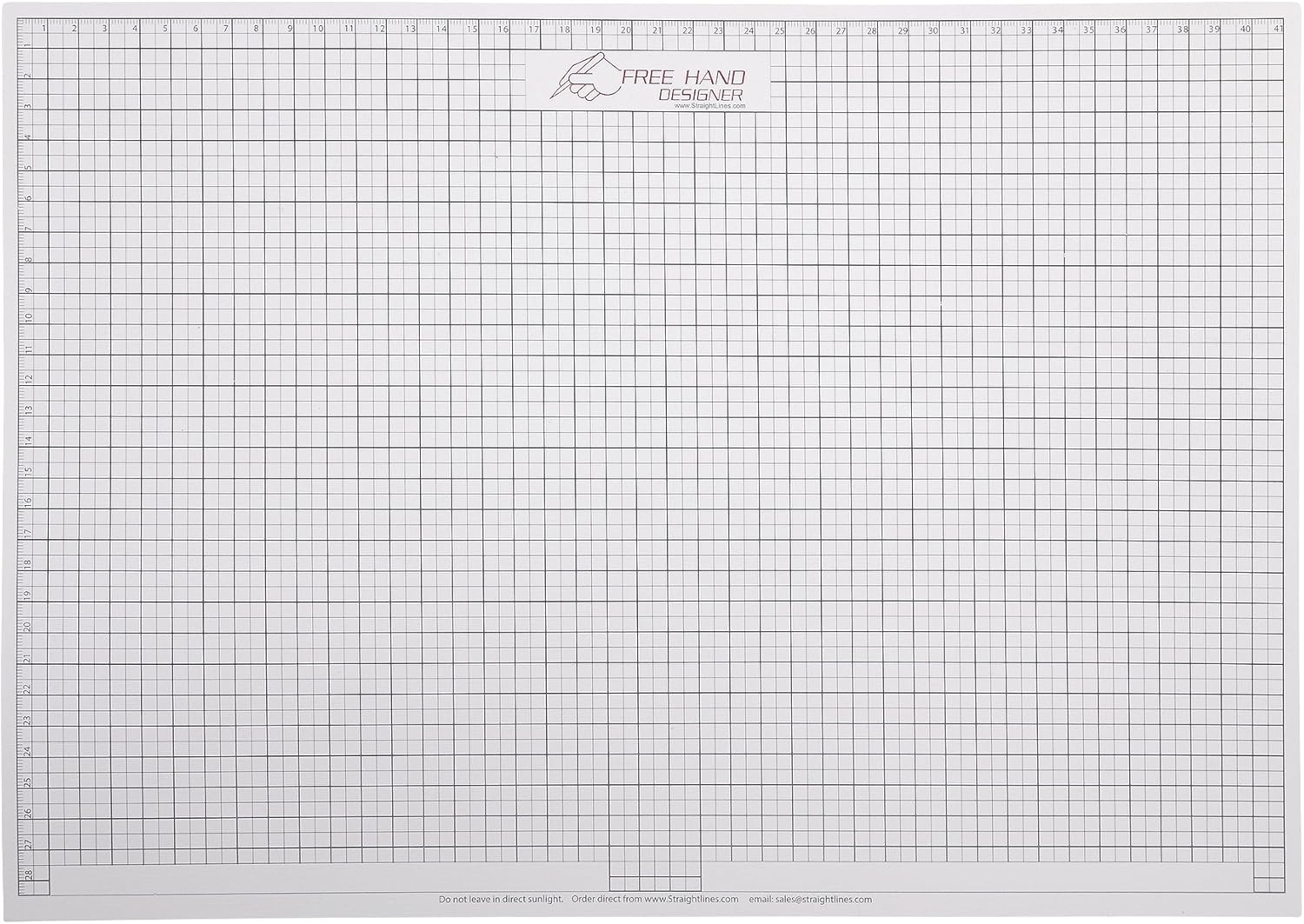 A3 Grid Type ‘Freehand Designer’ Sheet. Draw Perfect Straight Lines ...