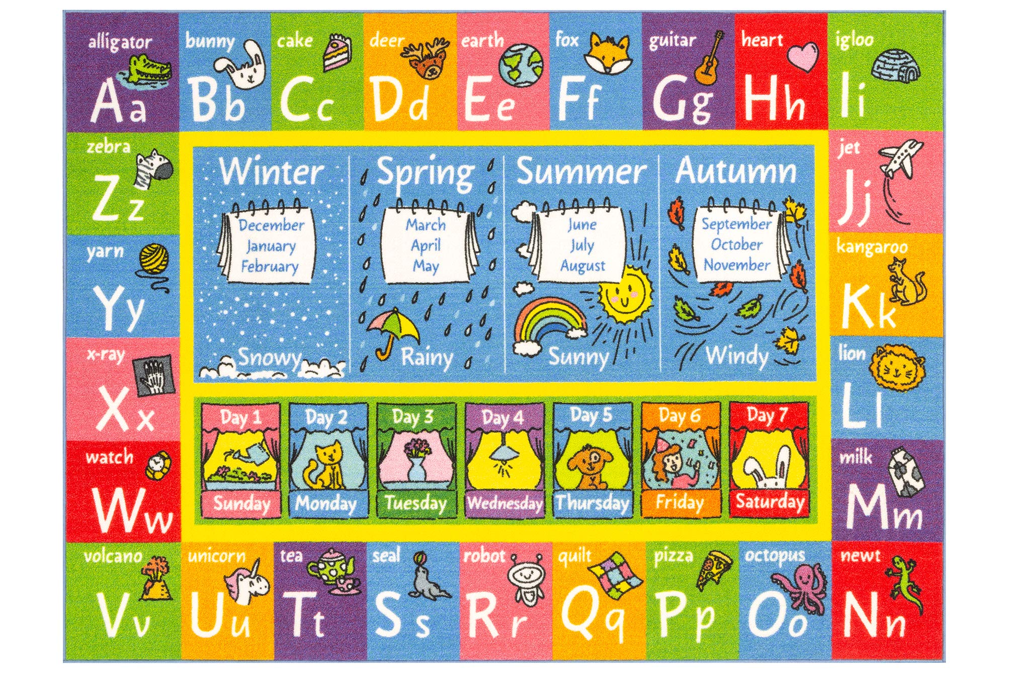 Mua KC Cubs Playtime Collection ABC Alphabet, Seasons, Months and Days ...