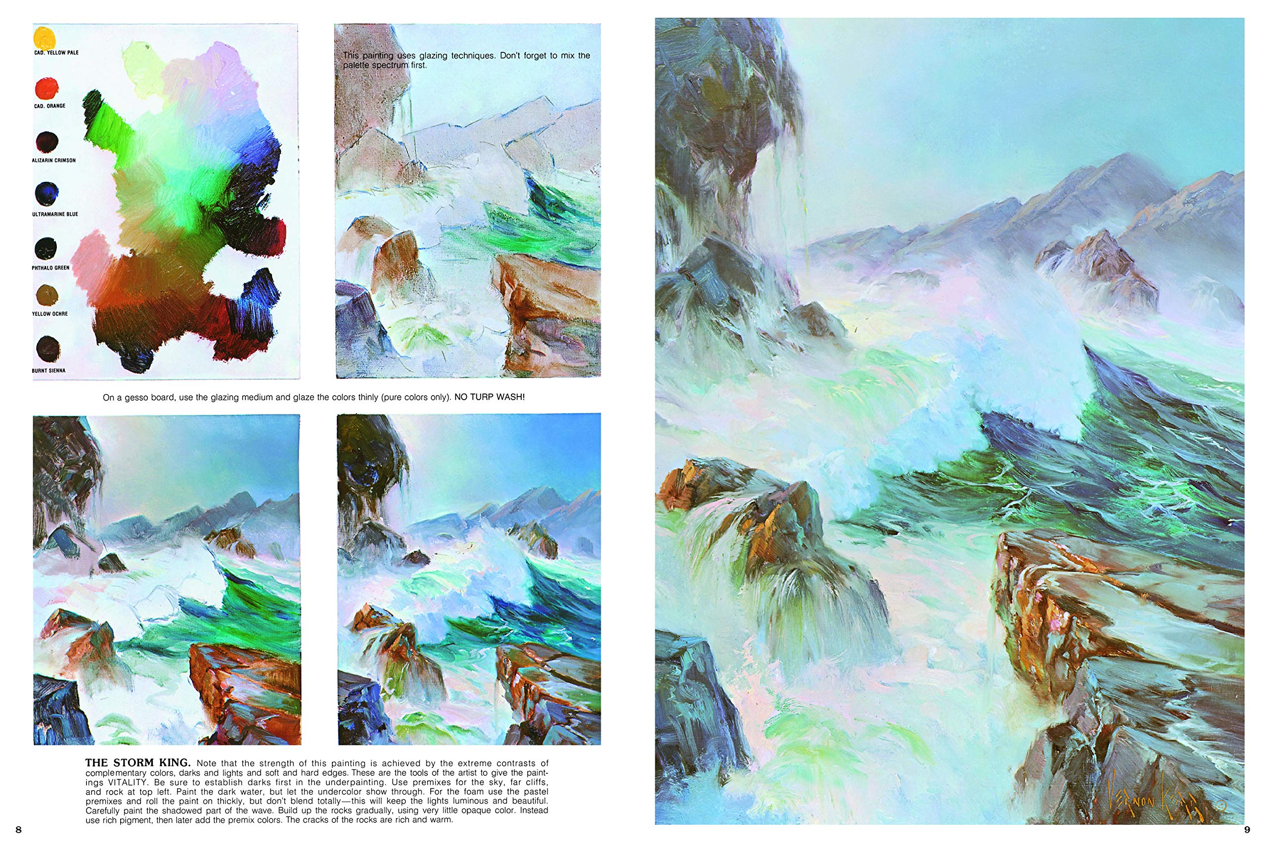 Mua Painting: Land & Sea: Master the art of painting in oil (How to ...