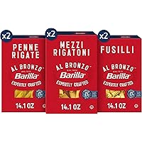 Amazon.com : Barilla Al Bronzo Pasta Variety Pack with Penne Rigate ...