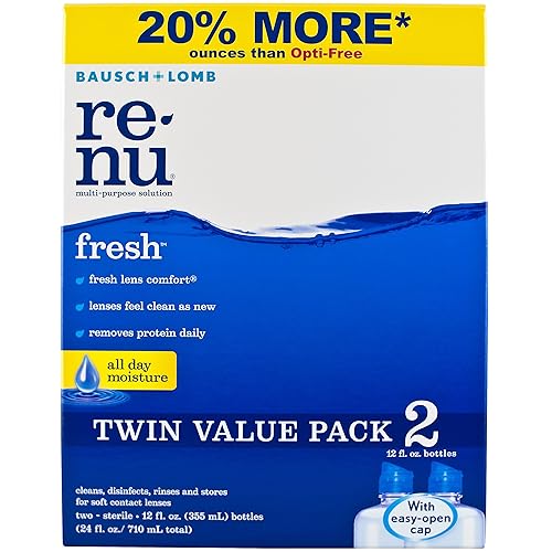 Renu Fresh All Day Moisture Multi-Purpose Eye Contact Lens Solution 12 ...