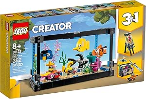 Amazon.com: Lego Creator Fish Tank 31122 Exclusive 3-in-1 Building Set ...