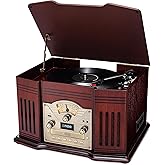 Amazon.com: SoundBeast All-in-One Turntable with 3-Speed Record Player ...