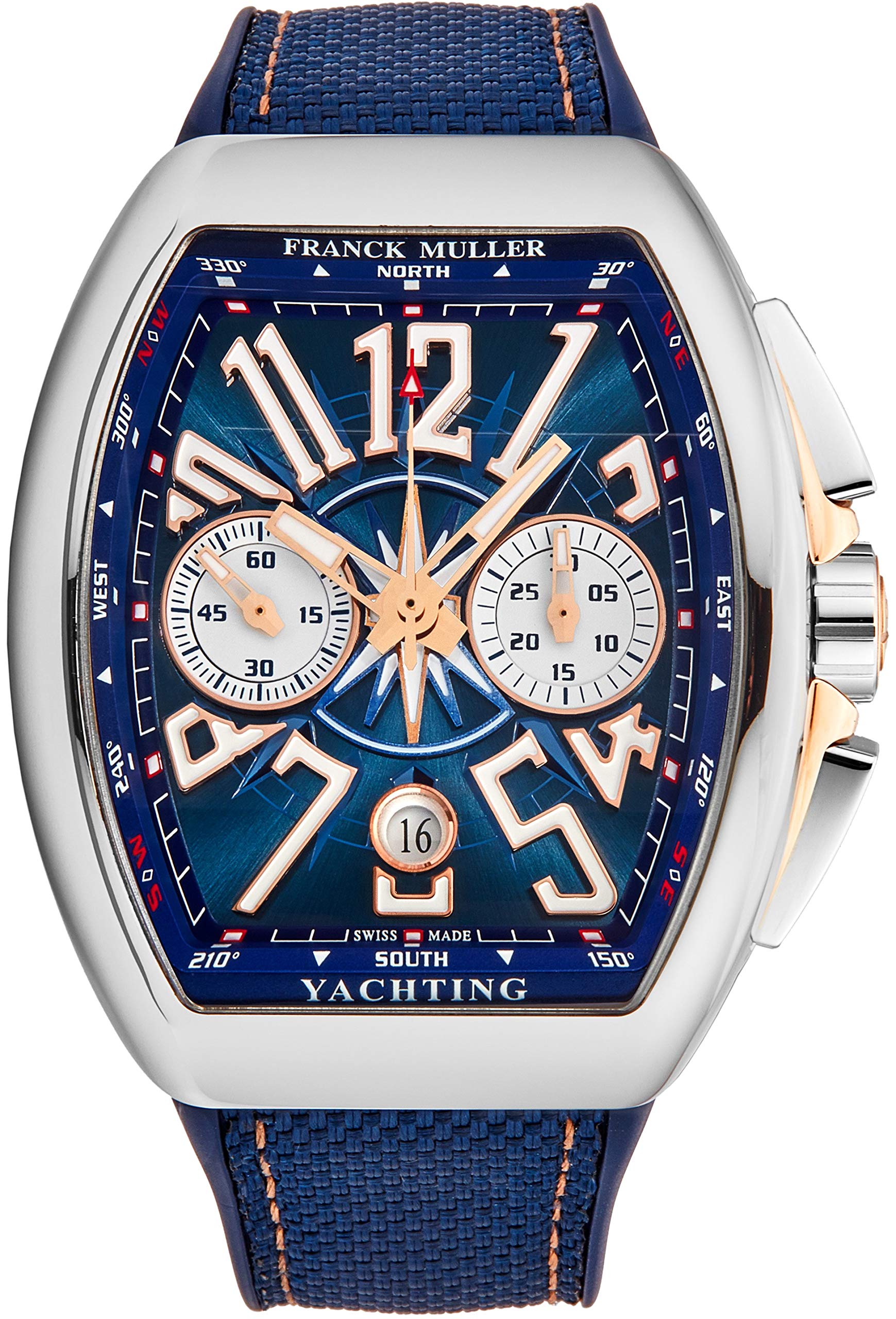 Mua Vanguard Yachting Mens Rose Gold Automatic Chronograph Watch ...