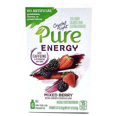 Crystal Light Pure Energy Mixed Berry On The Go Nepal | Ubuy