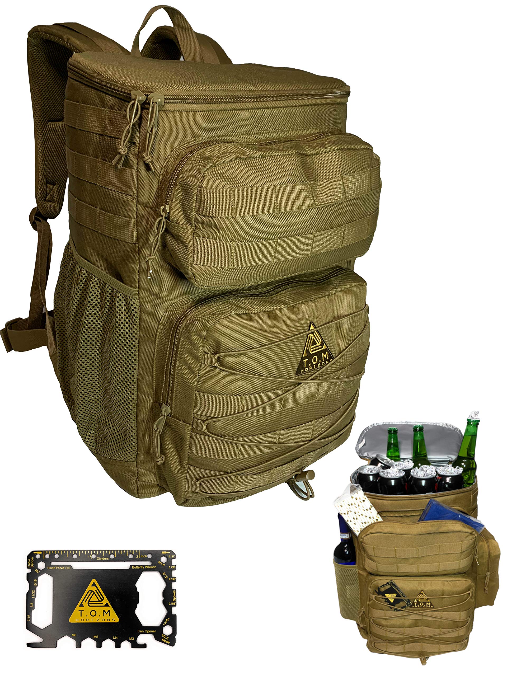 Cooler Backpack, Tactical, Insulated. Heavy Duty, Extra Large, Leak ...