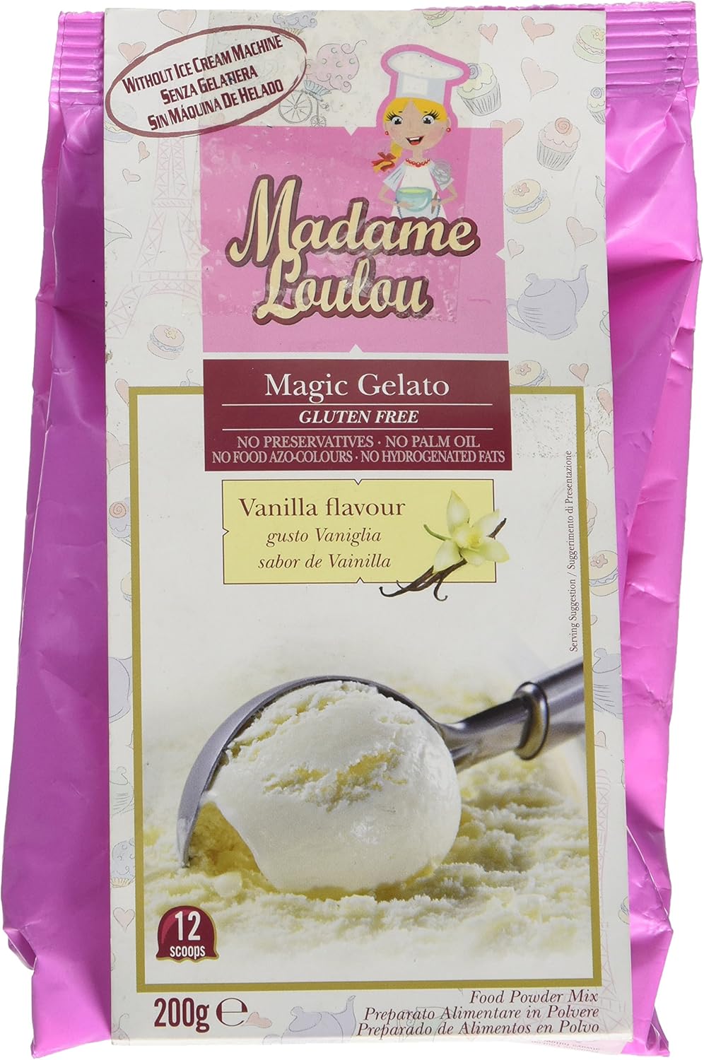 Madame Lou Lou Magic Gelato Vanilla 200g: Amazon.co.uk: Grocery