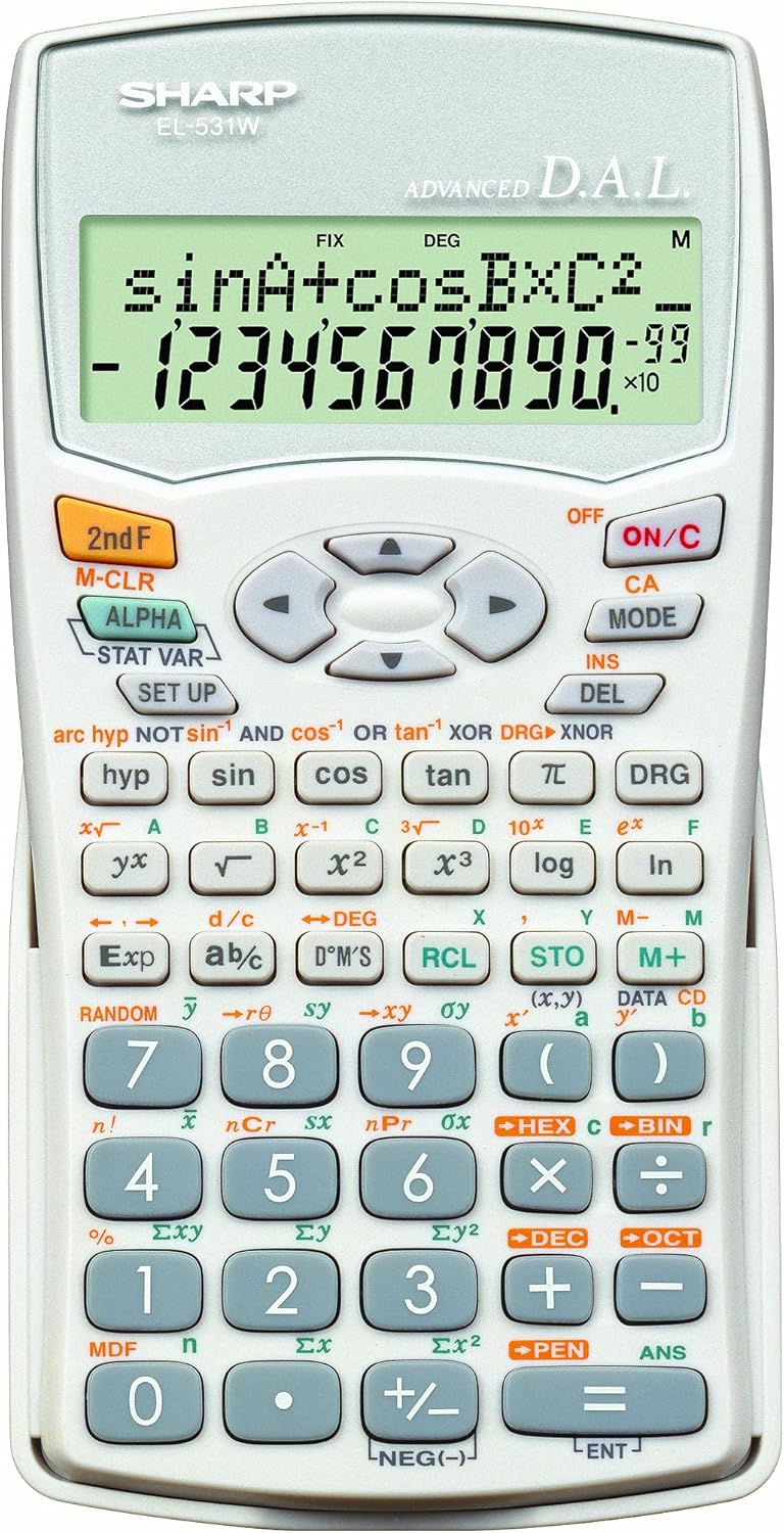Sharp EL 531 WB Calculator: Amazon.co.uk: Office Products